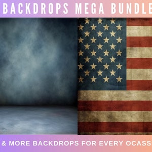 LIFETIME Digital Backdrops More Than 100 Backdrops Bundle Family ...