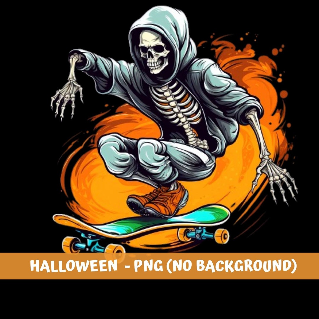 Halloween Skeleton Png Rock Png Skeleton Skateboarding Png Halloween ...