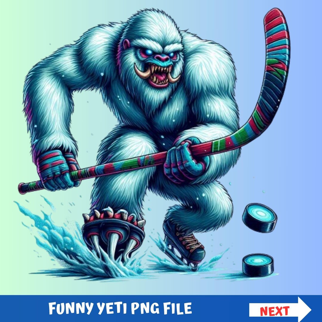 Funny Yeti Png Hockey Goalie Png Halloween Png Ice Hockey Png Halloween ...