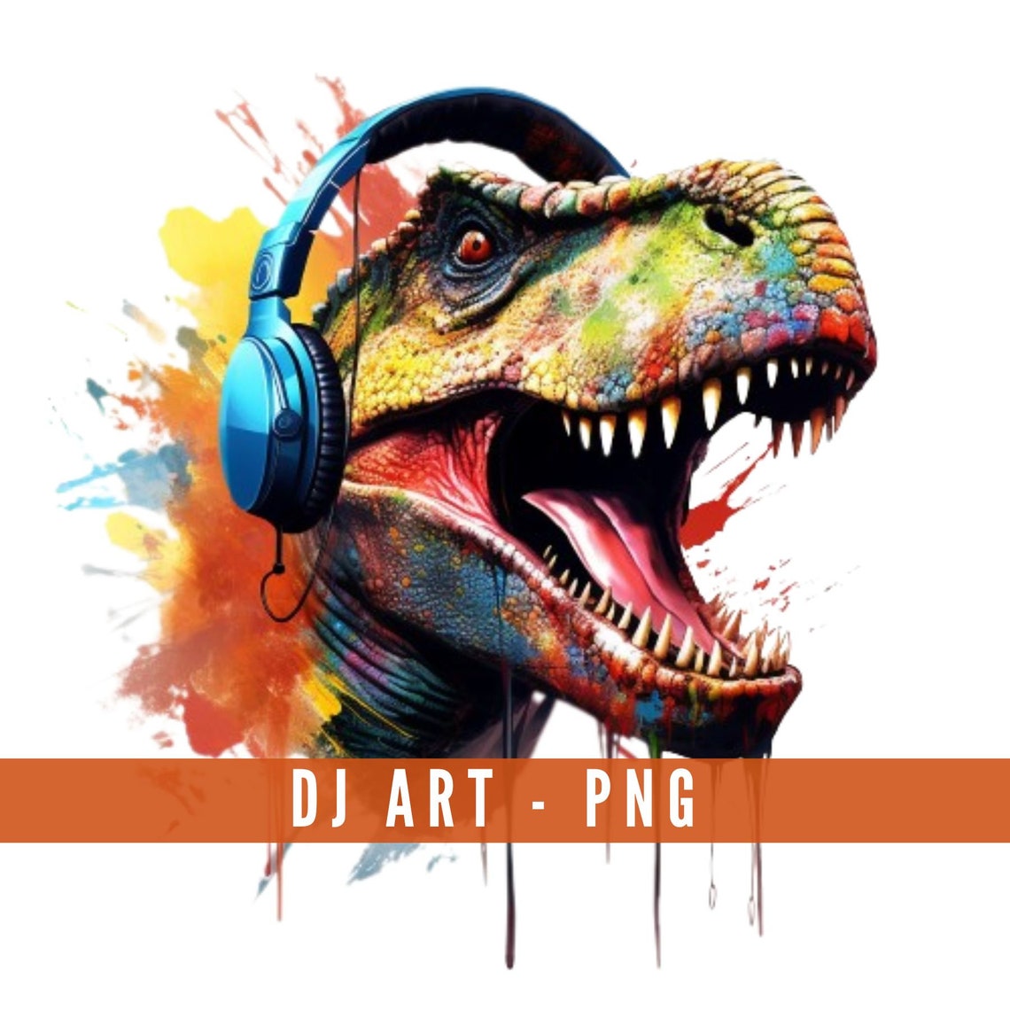 DJ Png Dinosaur Png Dinosaur Dj Png Funny Png Funny Trex Music - Etsy