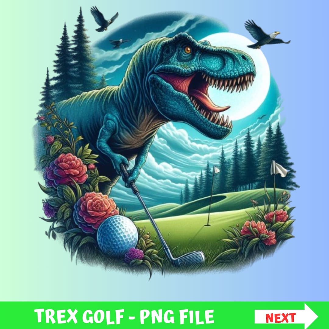Funny Dinosaur Png Funny Golf Bundle Trex Png Funny Golf Png Golf Shirt ...