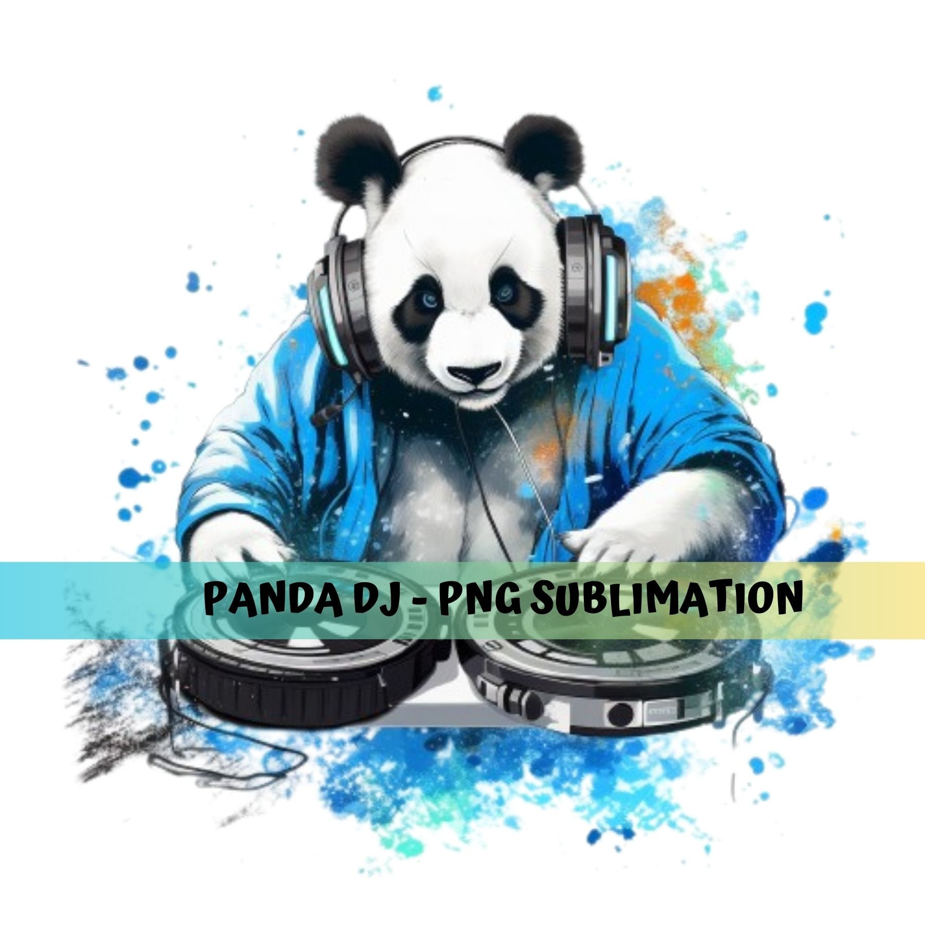 DJ Png Panda Png Panda Bundle Png Funny Png Funny Dj Music Png - Etsy