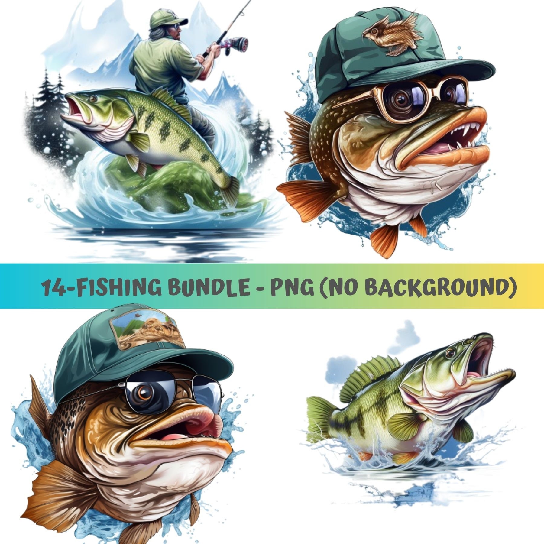 Fishing Bundle Png Fishing Png Fishing Tumbler Wrap Png - Etsy