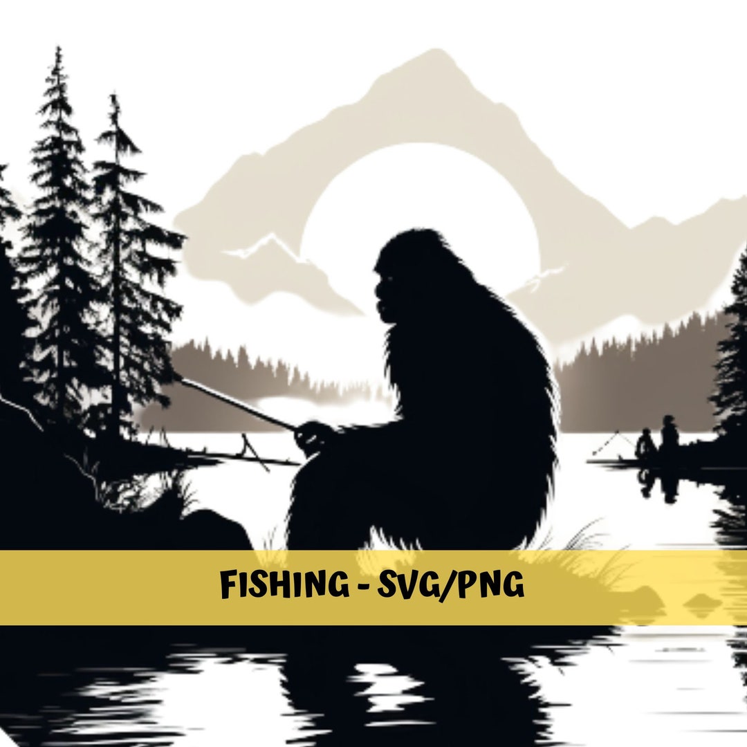 Pesca svg sasquatch svg pescado png pescado svg pesca png camisa de ...
