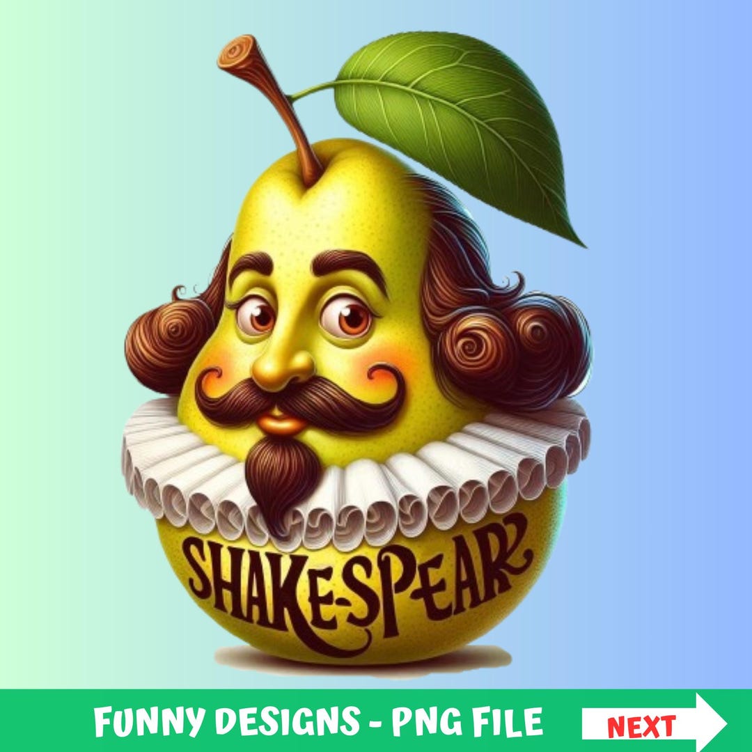 Funny William Shakespeare Png Book Lover Reader Reading Png Book Shirt ...