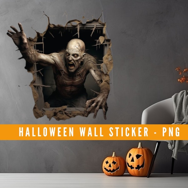 Halloween Wall Decals - Etsy