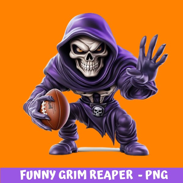 Grim Reaper Football - Etsy