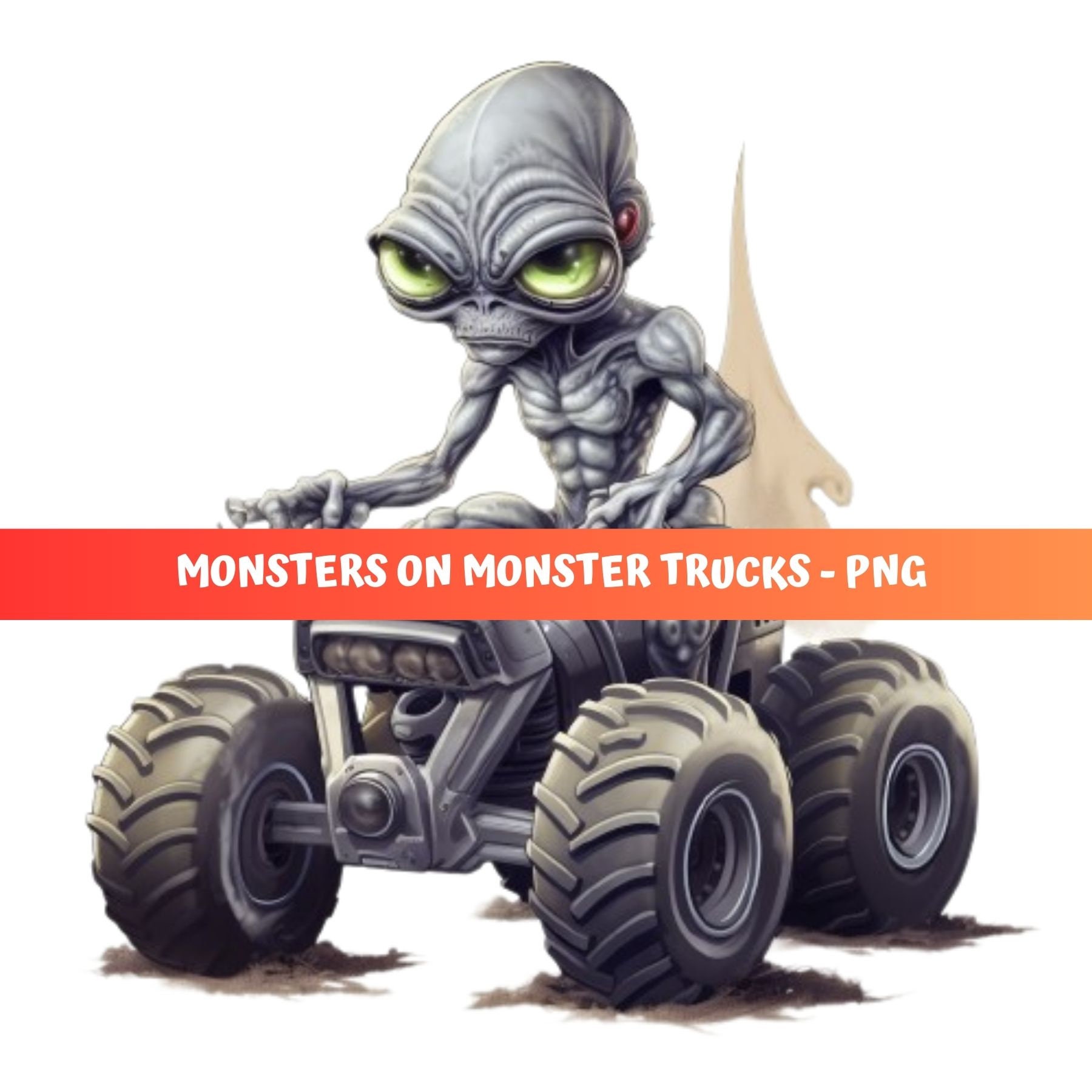 Monsters and Monster Trucks Png Funny Alien Png Ufo Png Monstertruck ...