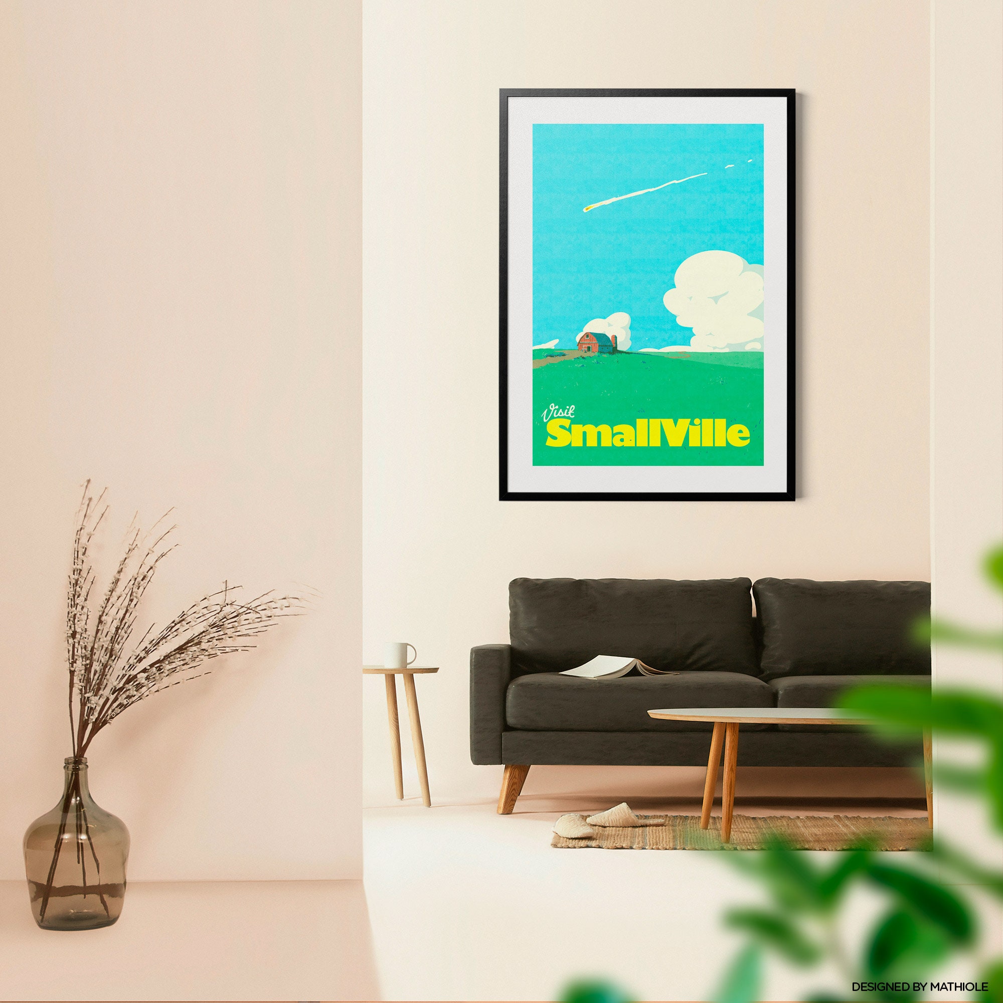 Visit Smallville Poster Super Hero Art Print 2000s - Etsy