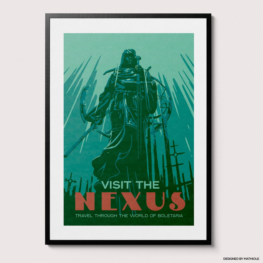 Visit the Nexus Poster Retro Vintage Travel Art Print, Best Videogame ...