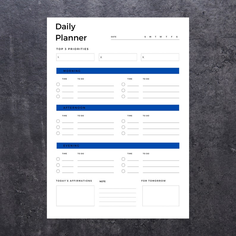Digital Planner Bundle : Downloadable Daily Planner Daily Pages Journal ...