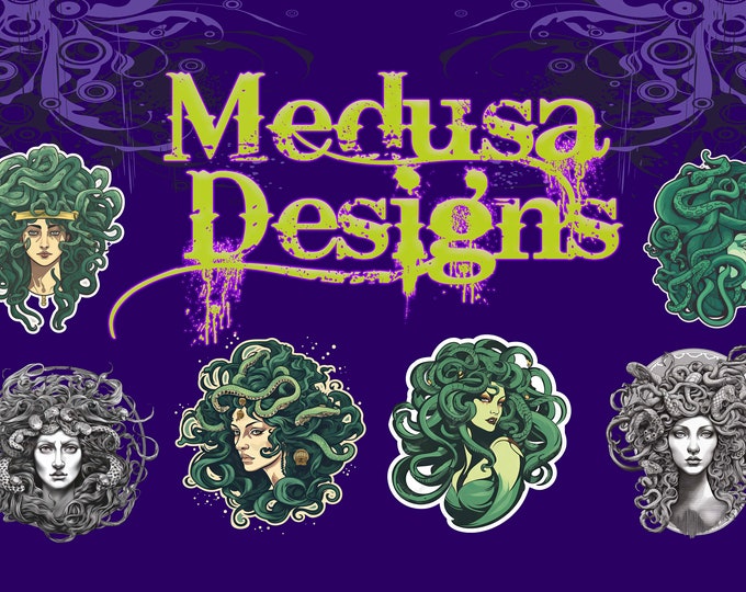 Medusa Svg File Instant Download Fast Easy Printable - Etsy Canada