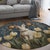 William Morris Rabbit Round Rug, White Rabbit Morris Rug, Morris Tulips ...