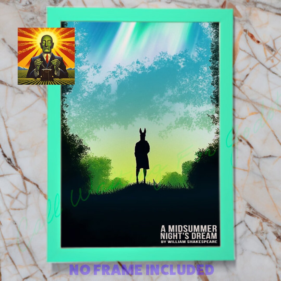 Midsummer Night's Dream Poster: Unframed Art Print - Etsy