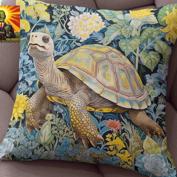 Turtle Pillow - Etsy