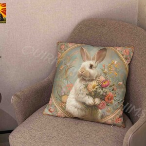 William Morris Spring Rabbit Pillow, Full Pillow or Case Only, Spun ...