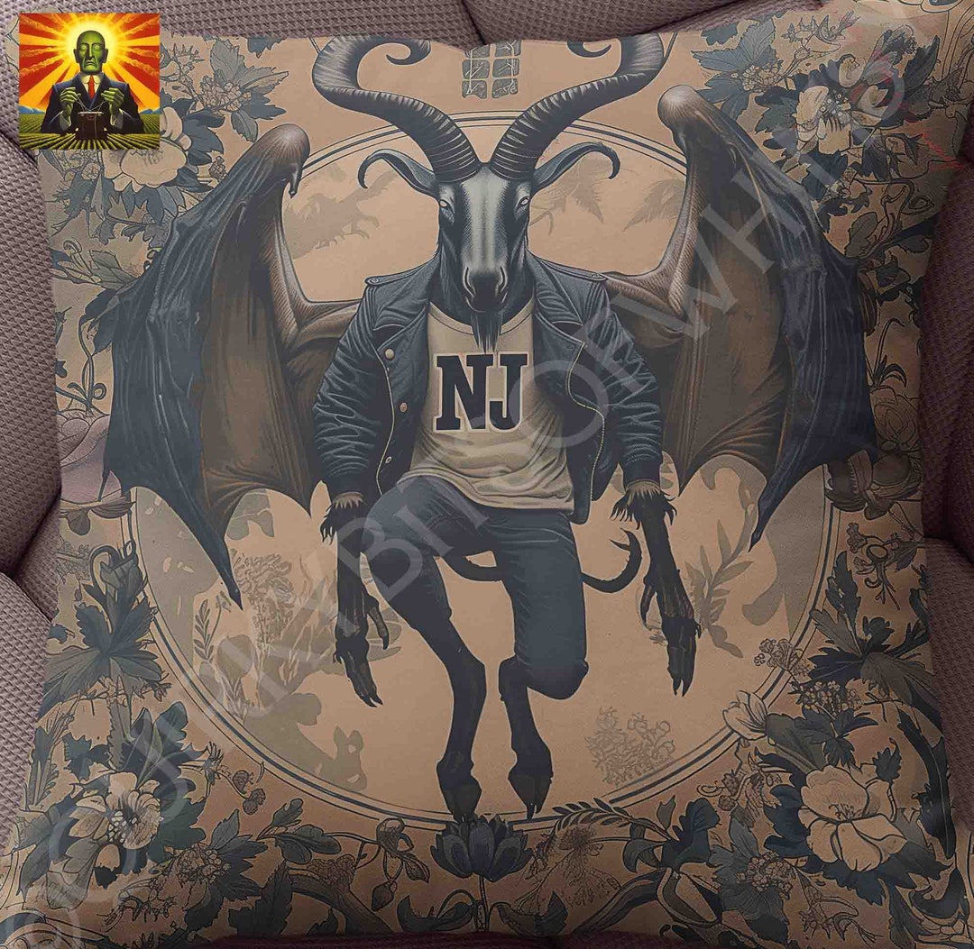 William Morris Jersey Devil Pillow, Full Pillow or Case Only, Spun ...