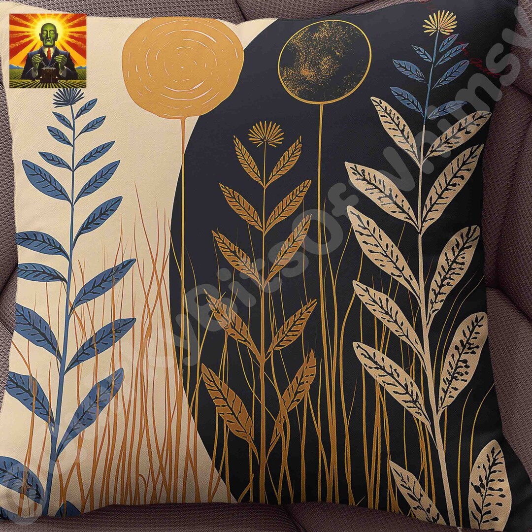 Boho Floral Pillow, Full Pillow or Case Only, Boho Sun Pillow, Boho ...