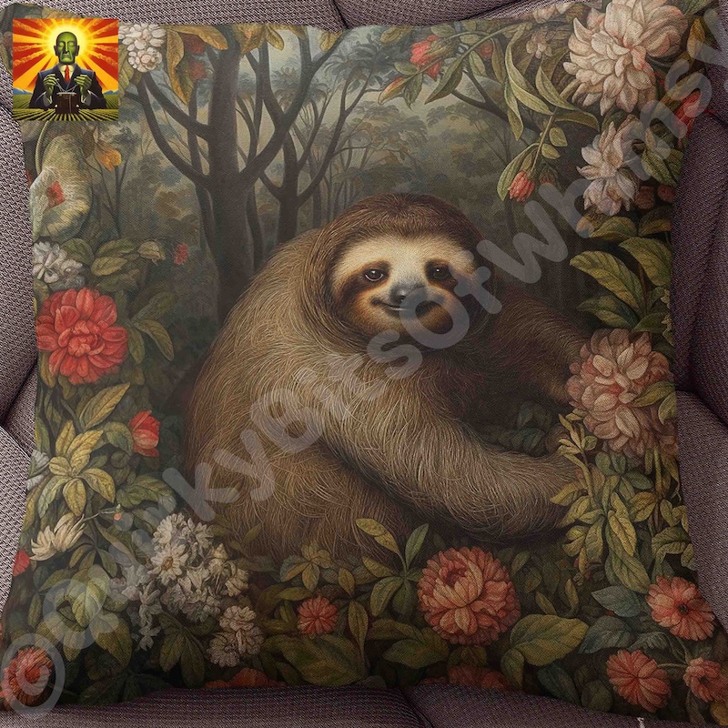 Sloth Pillow - Etsy