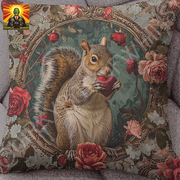 Squirrel Pillow - Etsy