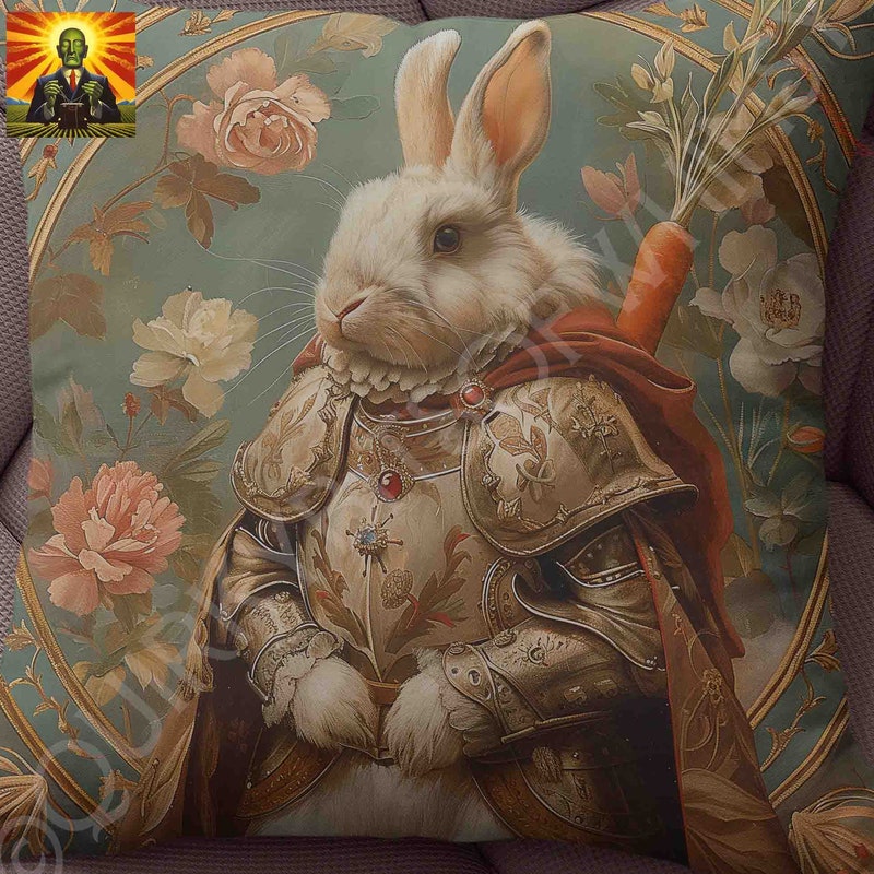 Rabbit Pillow - Etsy