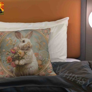 William Morris Spring Rabbit Pillow, Full Pillow or Case Only, Spun ...