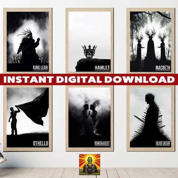 Shakespeare Poster - Etsy