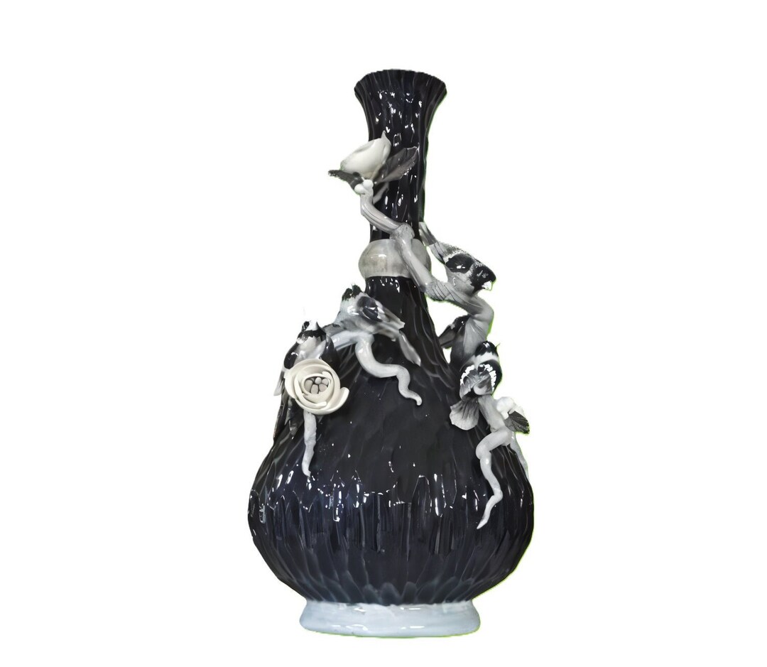 Handmade Ceramic 3D Vase Unique Home Decor Gift Vase Adorned With a ...