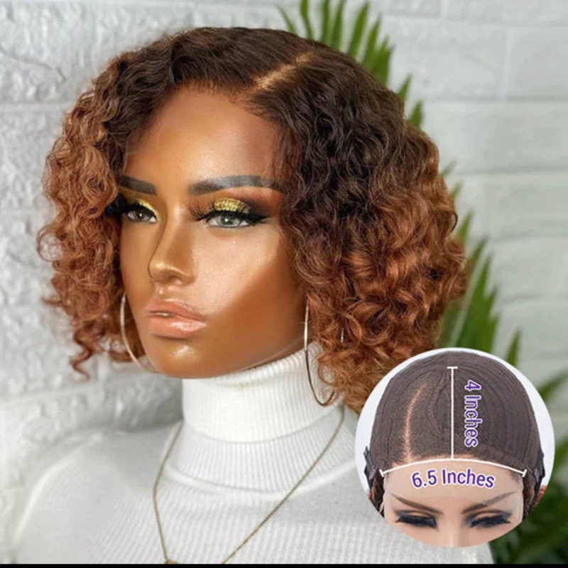 10inch Human Hair Bob Wig - Etsy
