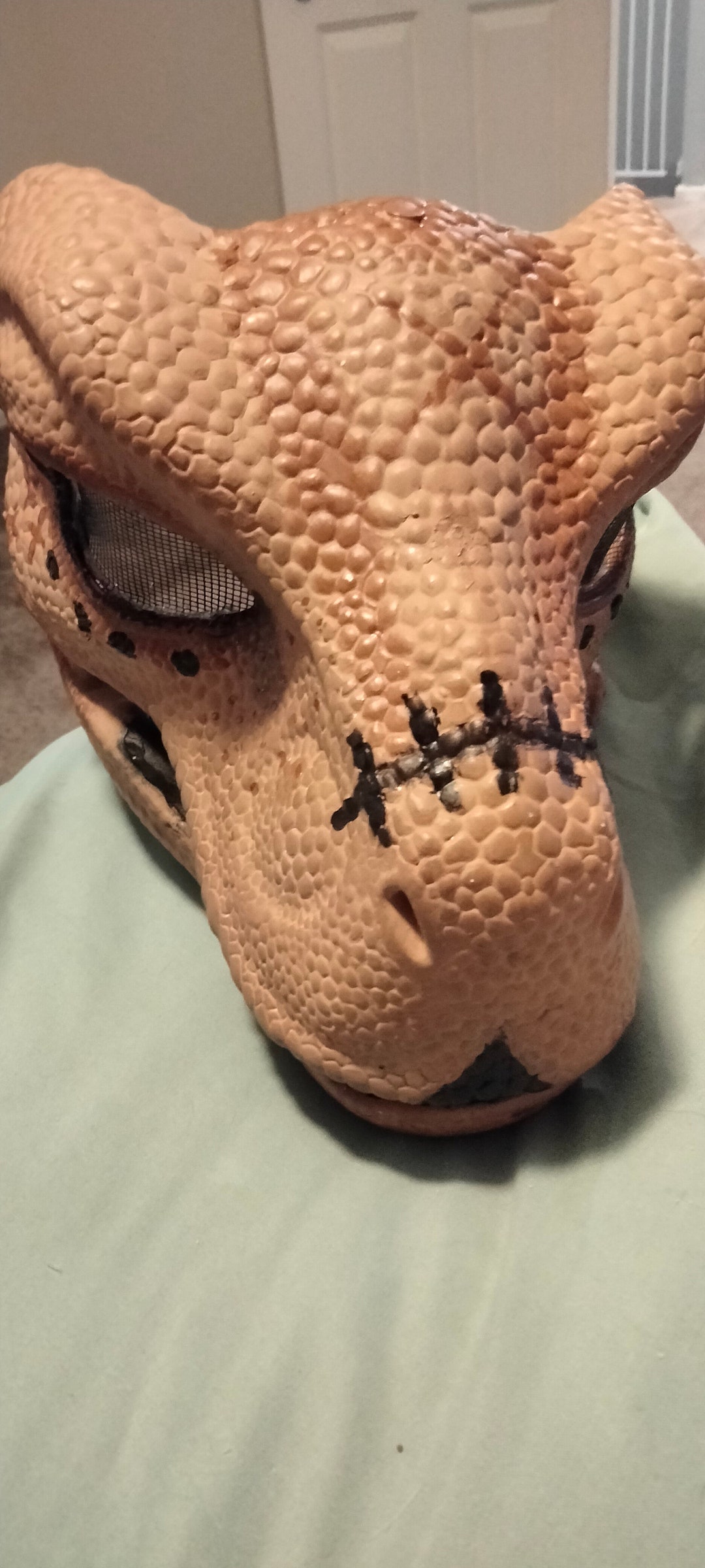 Dino Mask **SOLD** - Etsy