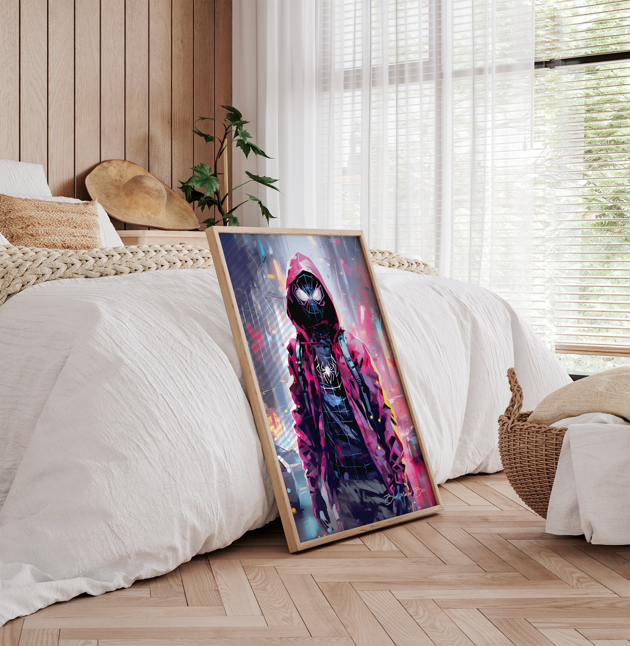Multiverse Spider Man Miles Morales Set of 3 Art Prints V1, Spider-man ...