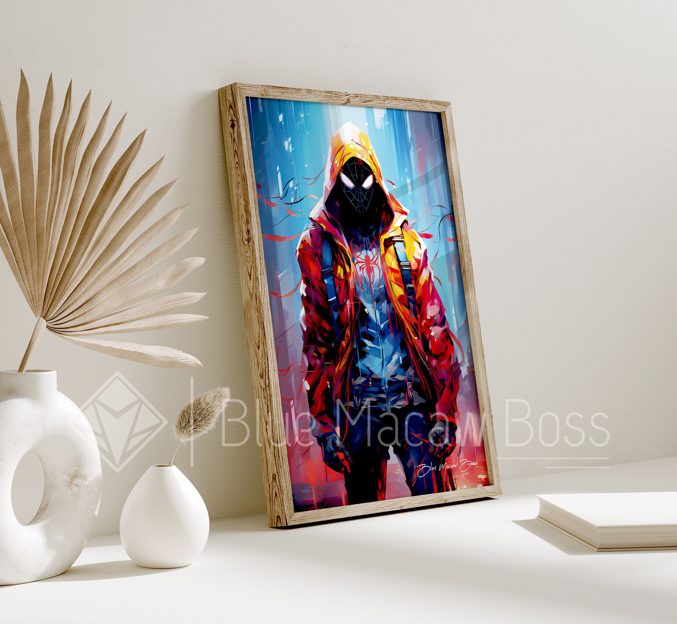Spider Man Art Prints, Multiverse Spider Man, Set of 3 Art Prints ...