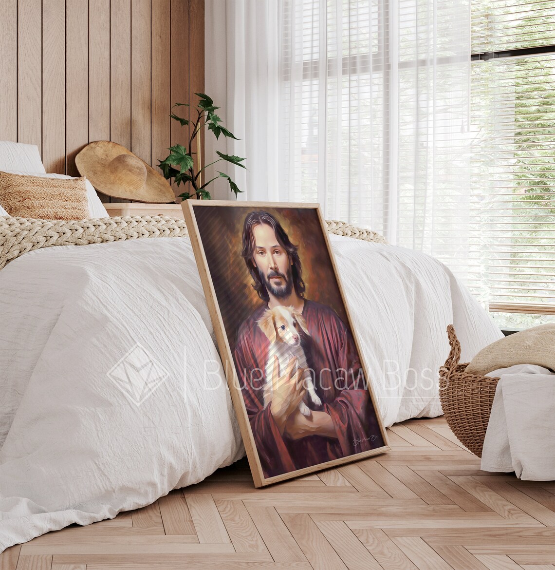 Keanu Reeves Jesus Wall Decor Keanu Reeves as Jesus Christ - Etsy