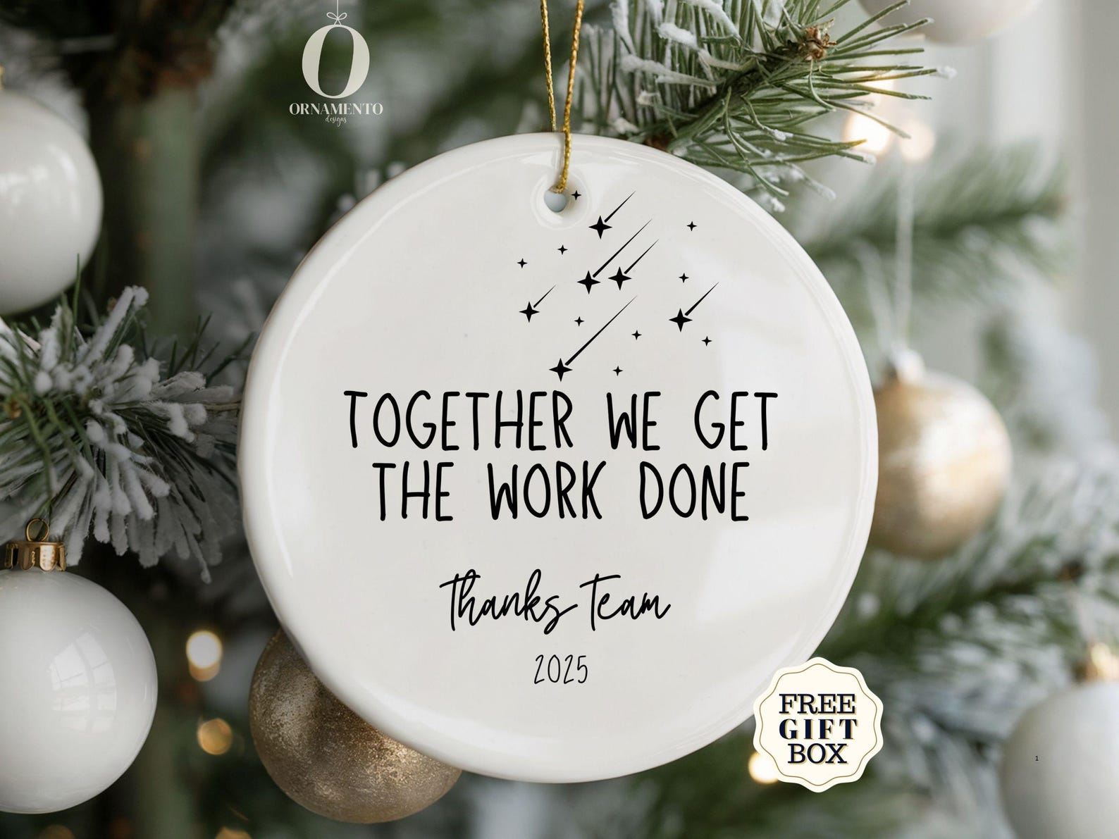 Work Team Ornament, Funny Best Team Ever Gift, Office Appreciation ...
