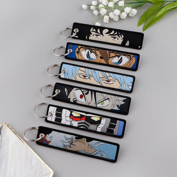 Anime Keychain - Etsy