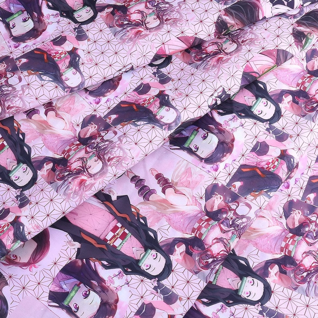 Japanese Anime Fabric Polyester Cotton Fabric Anime Cartoon Fabric by ...