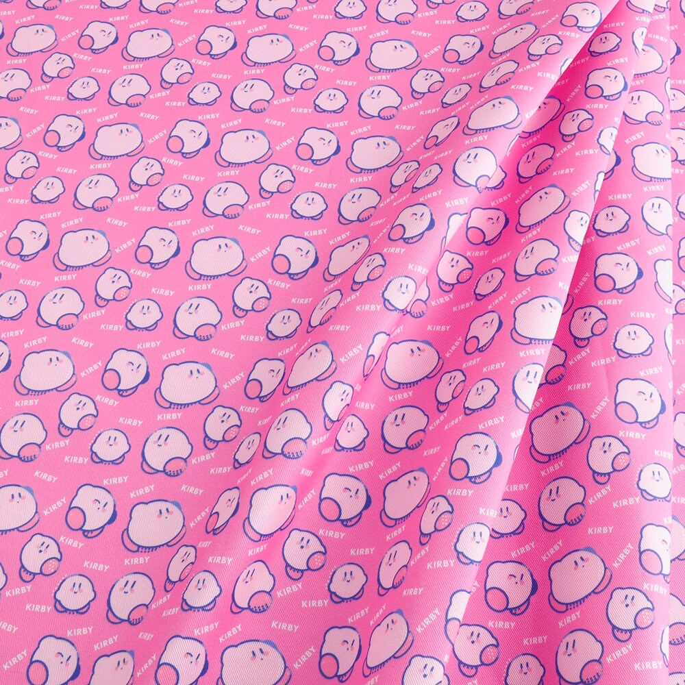 Kirby Fabric Polyester Cotton Fabric Anime Cartoon Fabric by the Half ...