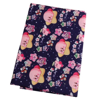 Kirby Fabric Polyester Cotton Fabric Anime Cartoon Fabric by the Half ...
