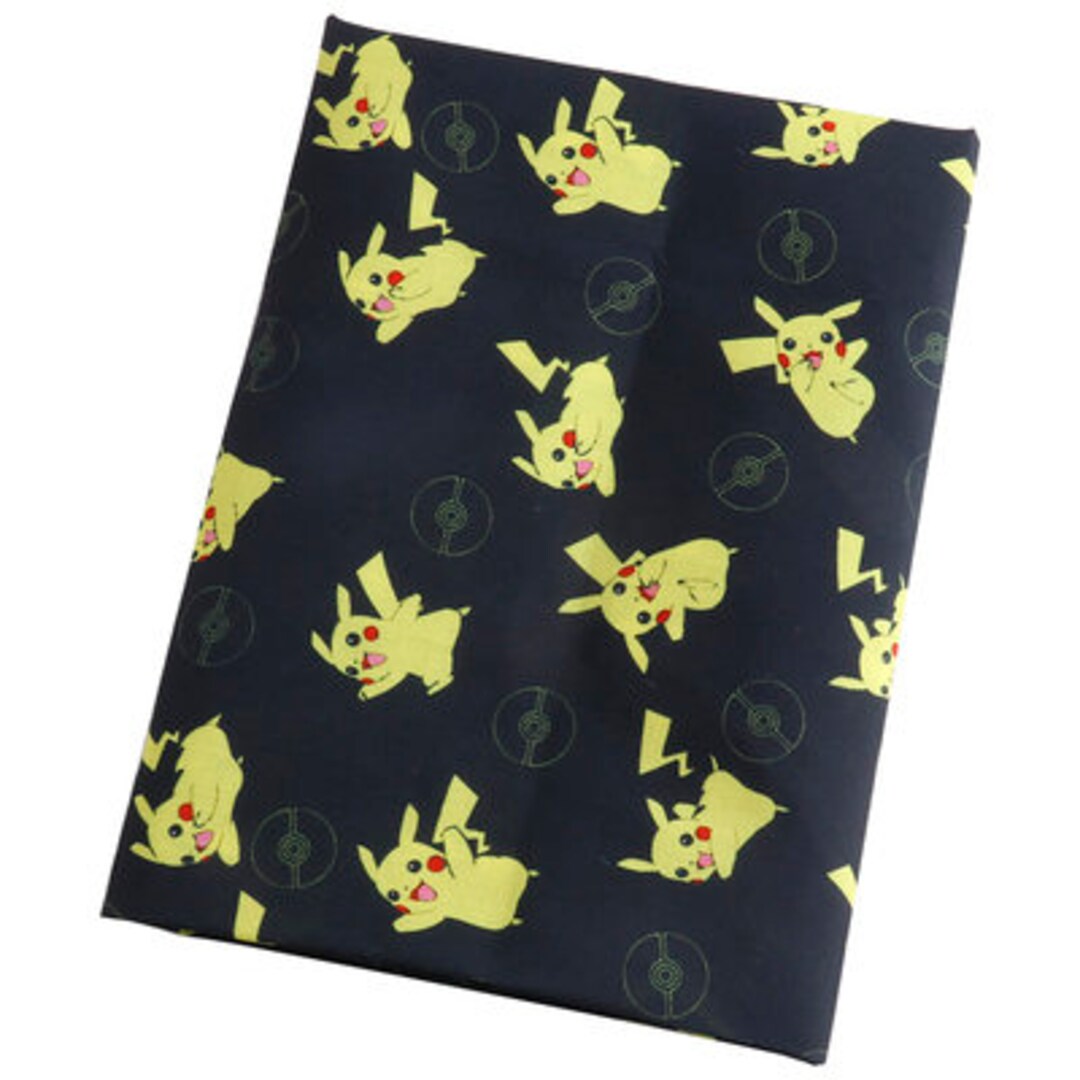 Pikachu Fabric Pokemon Fabric Polyester Cotton Fabric Anime Cartoon Fabric by the Half Yard - Etsy