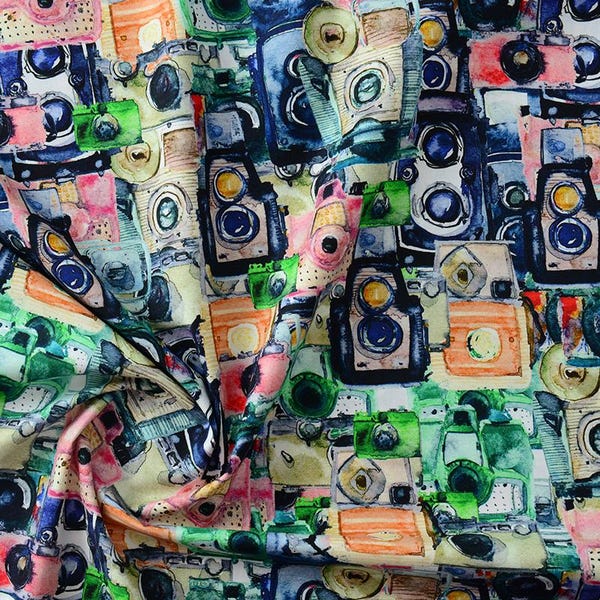 Camera Quilt Fabric - Etsy