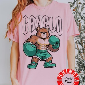 CANELO Alvarez Teddy Bear Shirt, Canelo Álvarez Boxing Shirt Gift ...