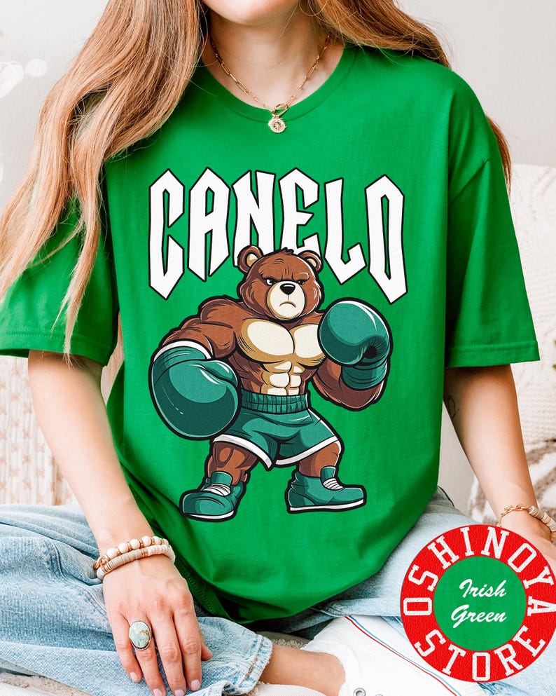 CANELO Alvarez Teddy Bear Shirt, Canelo Álvarez Boxing Shirt Gift ...