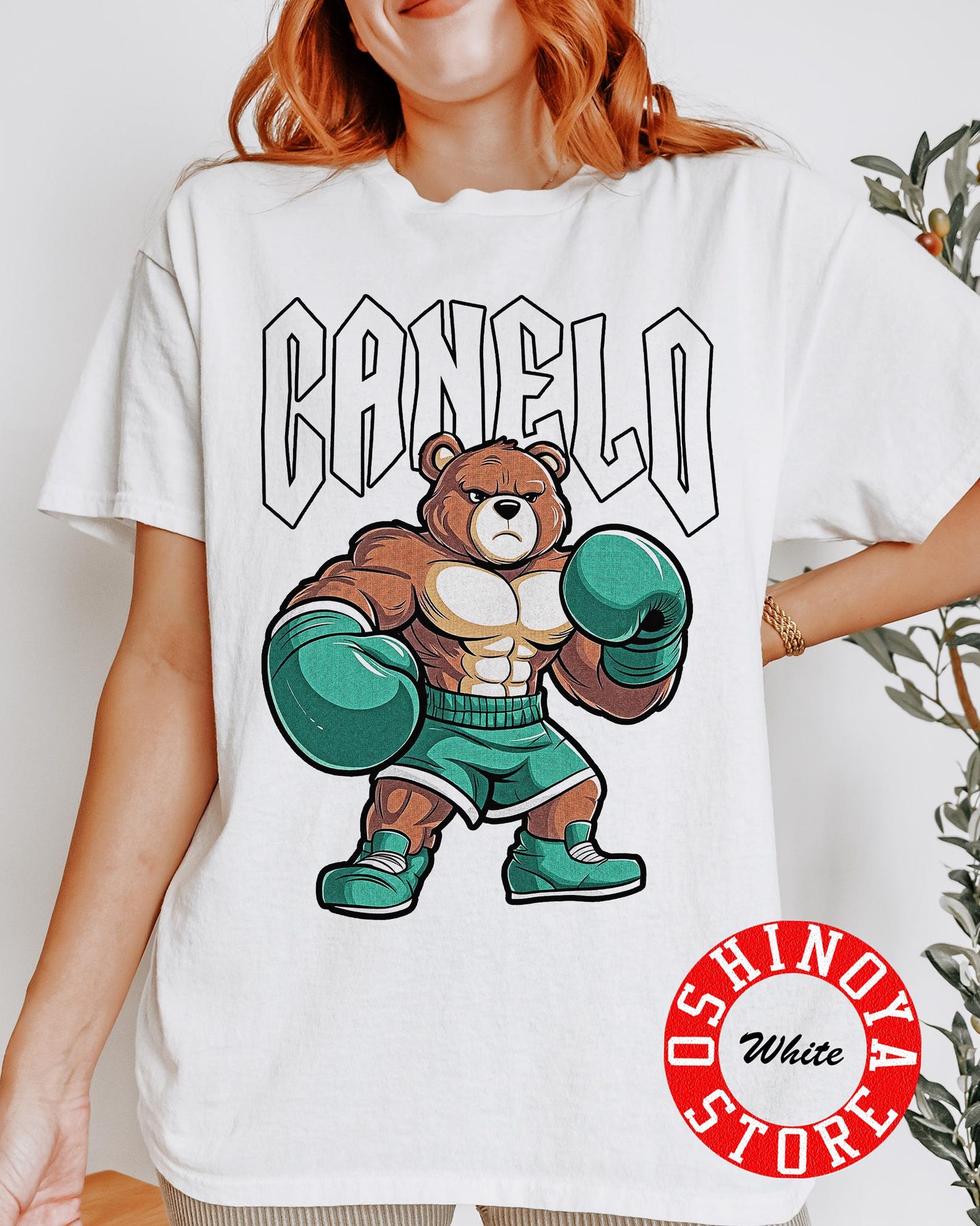 CANELO Alvarez Teddy Bear Shirt, Canelo Álvarez Boxing Shirt Gift ...
