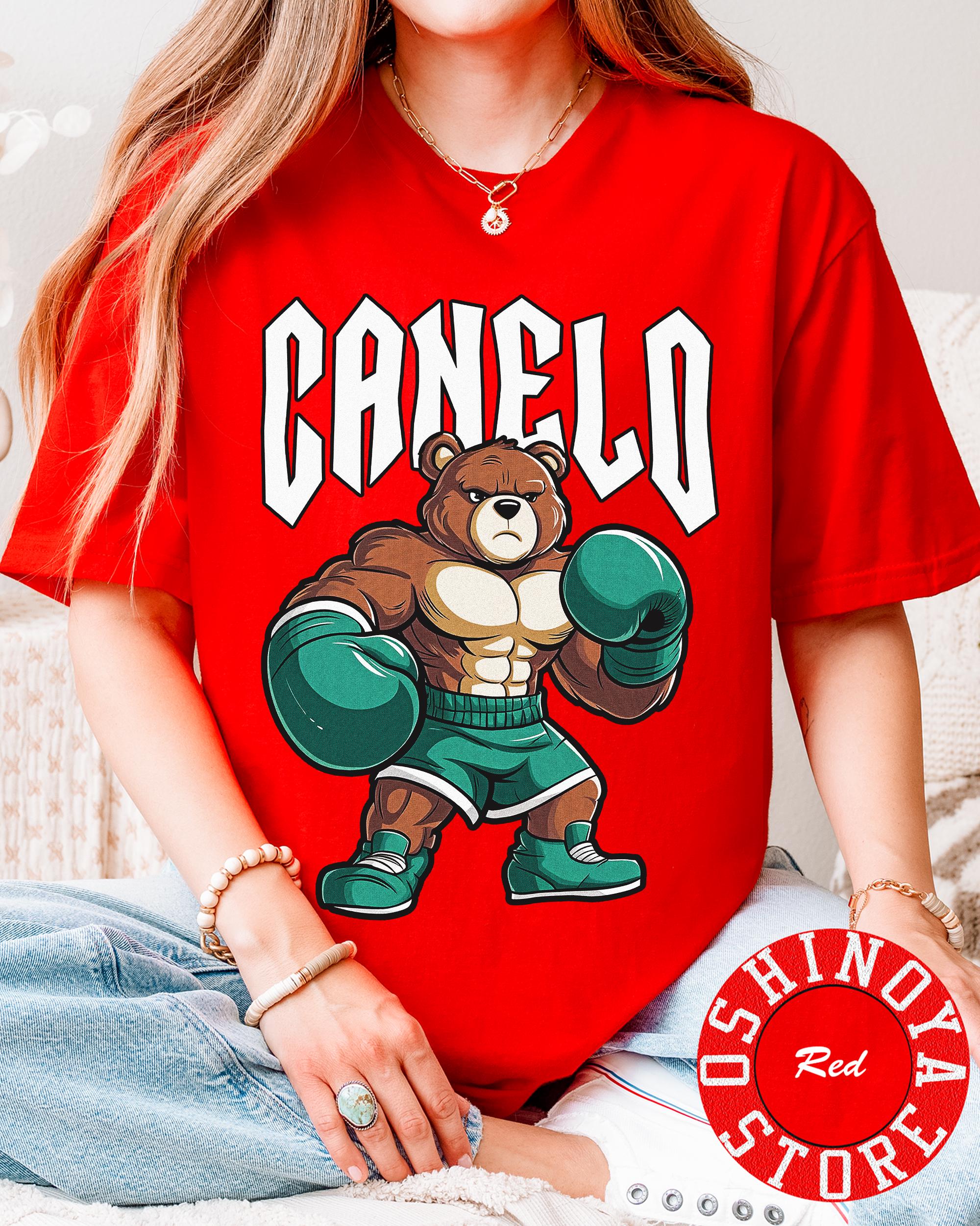 CANELO Alvarez Teddy Bear Shirt, Canelo Álvarez Boxing Shirt Gift ...
