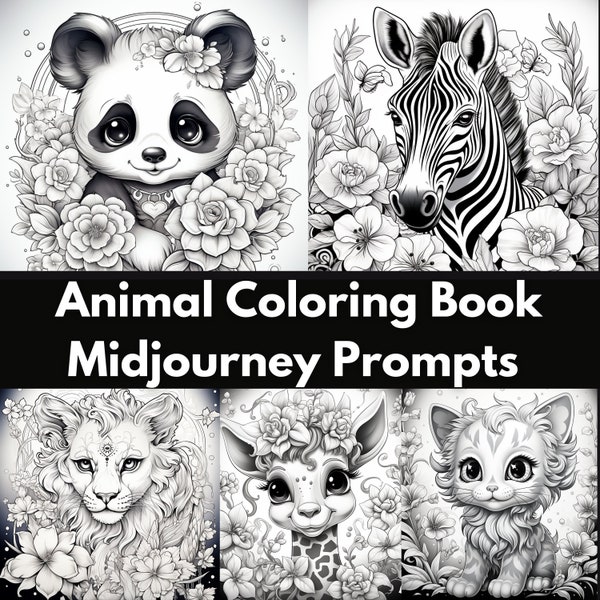 Coloring Book Ai Prompt - Etsy
