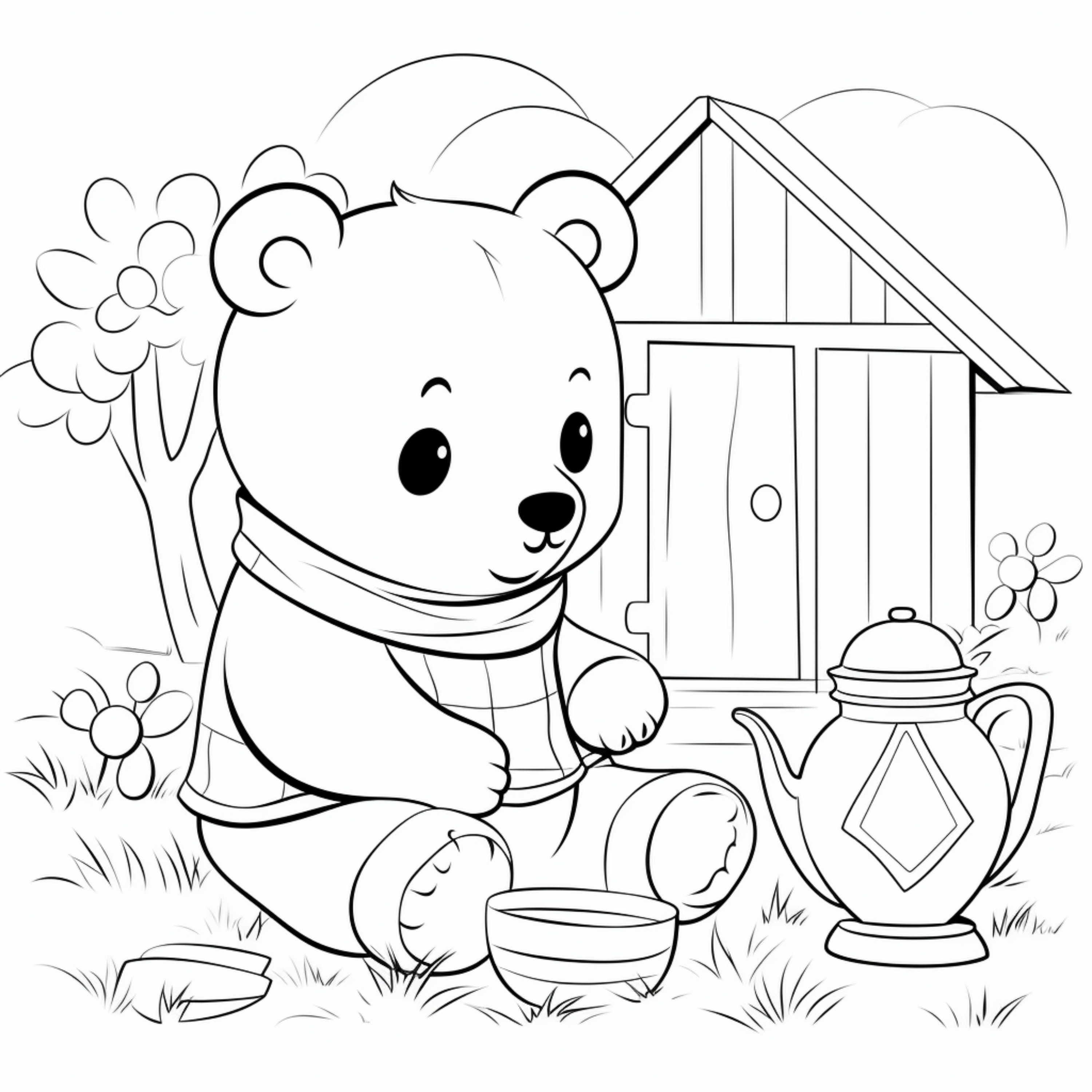 Midjourney Prompts, Childrens Book, Coloring Pages, 35 Prompts, Images ...