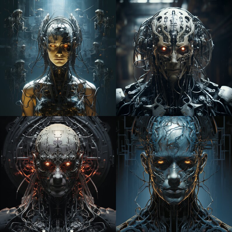 Midjourney Prompts, Halloween, Horror, Humanoid, Digital Download ...