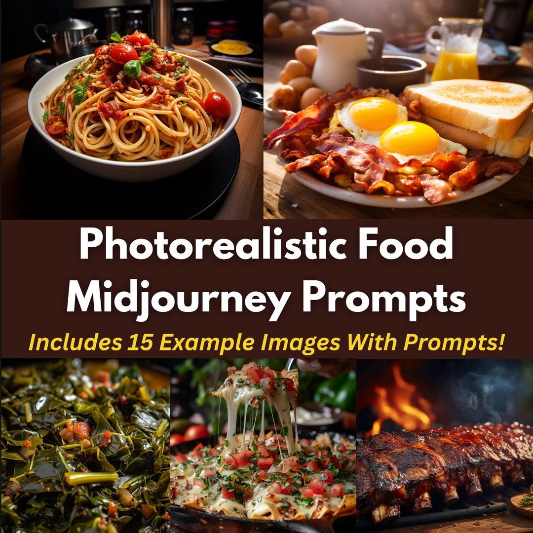 Midjourney Prompts, Food Art, Ai Art, 50 Prompts, Digital Download ...