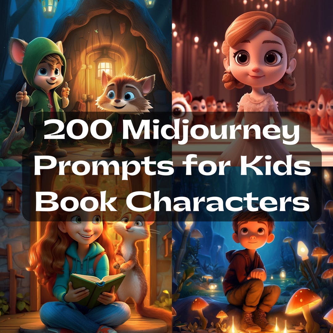 Midjourney Prompts, Childrens Book, Characters, Ai Art, Ebook, Prompt ...
