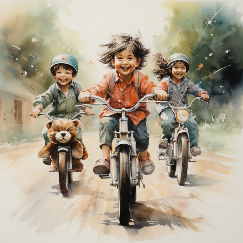 134 Midjourney Prompts, Childrens Book, Watercolor, Pastel, Images for ...